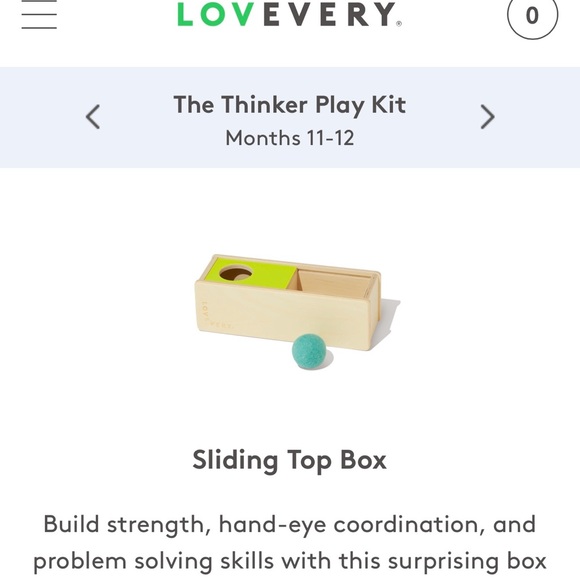 LOVEVERY | Toys | Lovevery Sliding Top Box | Poshmark